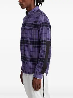 Aztech Mountain Checked Shirt - Purple