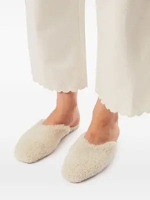 Sleeper Shearling Slippers - Neutrals