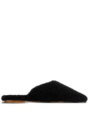 Sleeper Shearling Slippers - Black