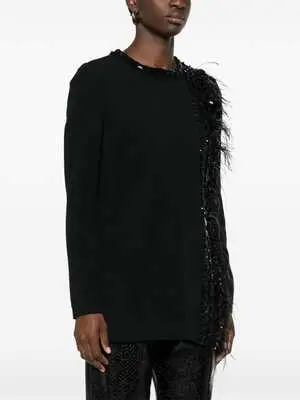 Elie Saab Embroidered Cady Blouse