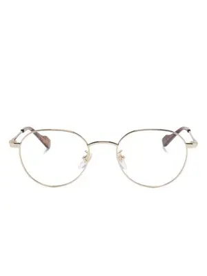 Gucci Round-frame Glasses - Gold