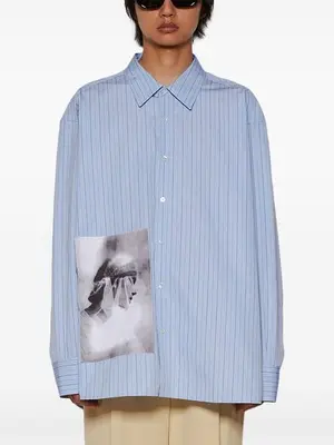 LANVIN Ample Imprimé Archives Shirt