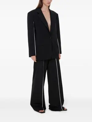 A.M.G. Contrast-piping Blazer