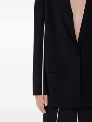A.M.G. Contrast-piping Blazer