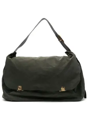 新品 professor.E GATHERED BAG ziggy chen Ziggy Chen Cotton Shoulder Bag - Green | Editorialist