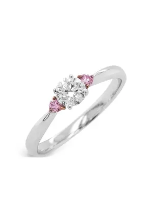 HYT JEWELRY 18kt White Gold Diamond Ring - Silver