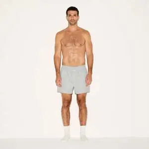 SKIMS Cotton Poplin Boxer - Mercury