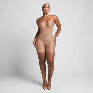 SKIMS Body Core Sculpt Underwire Mid Thigh Bodysuit Sienna