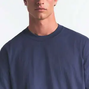 SKIMS Relaxed T Shirt | Blue | Small | Heavyweight Cotton - Damson