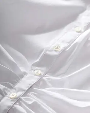 Veronica Beard Bosco Ruched Shirt
