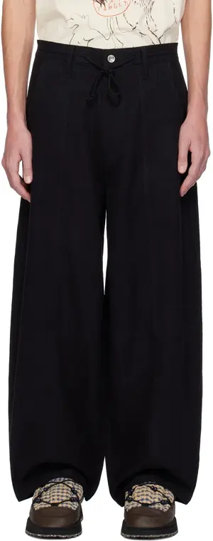 STORY MFG. Story Mfg. Document Trousers - Black