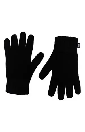 Gobi Cashmere GOBI Mongolian Cashmere Knitted Gloves Black