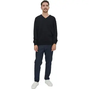 Gobi Cashmere V Neck Sweaters For Men