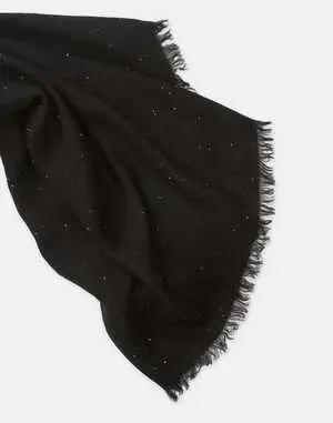 Lafayette 148 New York Wool Sequin Wrap Shawl
