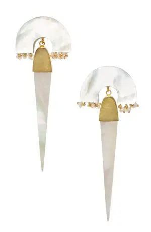 FREYA ROSE Myla Earrings - Ivory