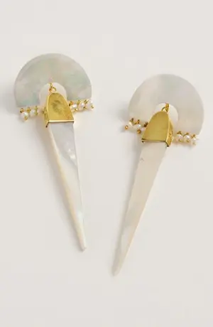 FREYA ROSE Myla Earrings - Ivory