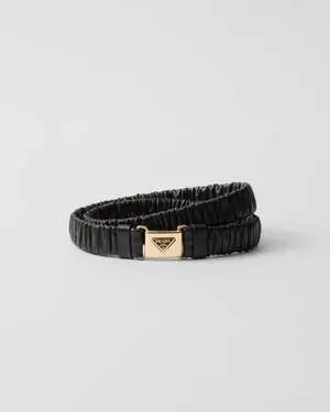 Prada Leather Belt - Black