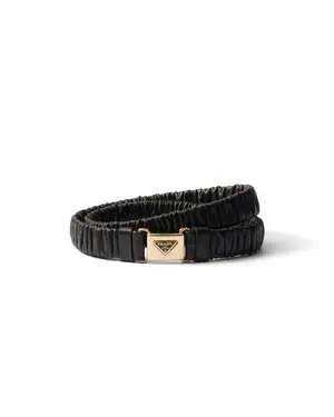 Prada Leather Belt - Black