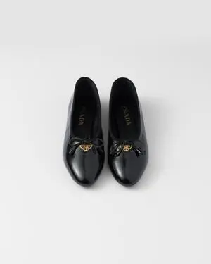 Prada Naplak Patent Leather Ballerinas