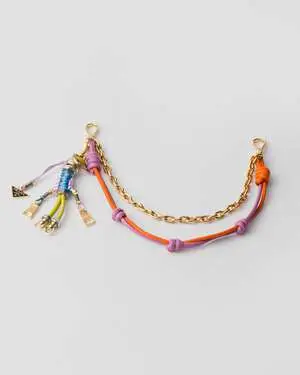 Prada Prada Robot Bag Charm Cedar/primrose