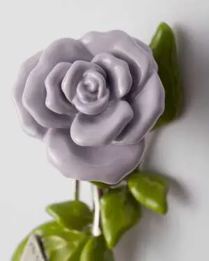 Prada Enamelled Metal Hair Clip