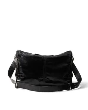 Prada Leather Shoulder Bag - Black