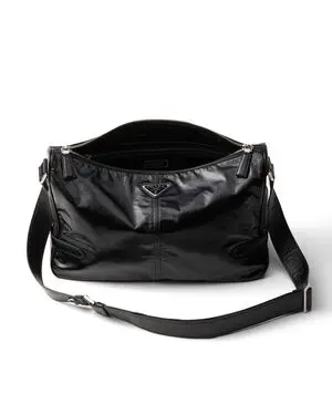 Prada Leather Shoulder Bag - Black