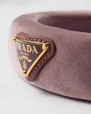 Prada Velvet Headband - Black