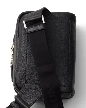 Prada Leather Shoulder Bag - Black