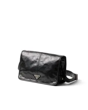 Prada Leather Shoulder Bag - Black