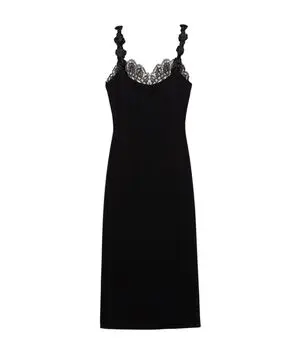 Prada Interlock Crêpe Sheath Dress