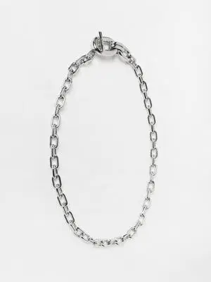 Rabanne Jewel Chain Necklace - Silver
