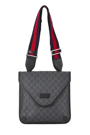 Gucci Original Gg Supreme Messenger Bag - Black