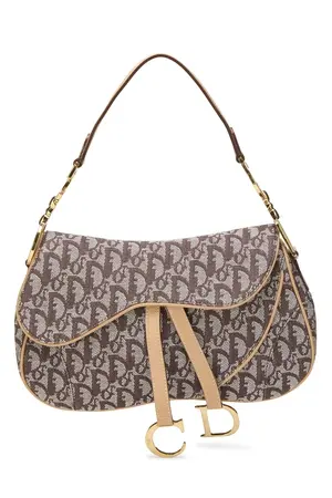 Dior Trotter Canvas Double Saddle Bag