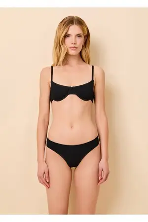 Solid & Striped Eva Bikini Top - Black