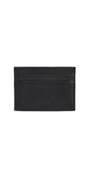 Shinola Leather Card Case - Black