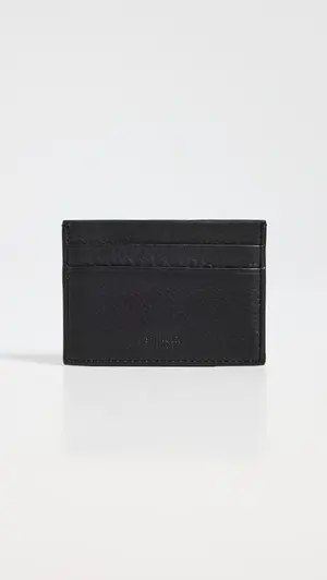 Shinola Leather Card Case - Black