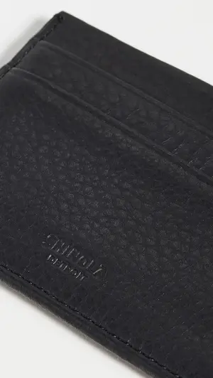 Shinola Leather Card Case - Black