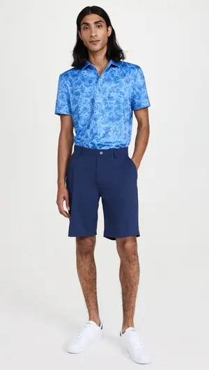 REDVANLY Hanover Pull-on Shorts - Navy