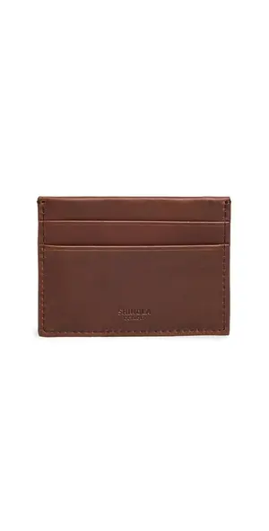 Shinola Leather Card Case - Medbrown