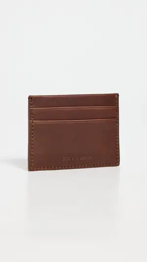 Shinola Leather Card Case - Medbrown