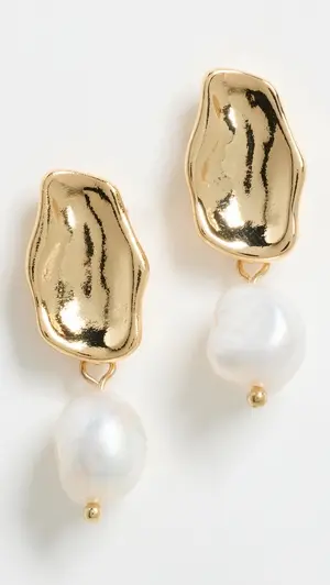 KENNETH JAY LANE Fresh Water Pearl Earrings