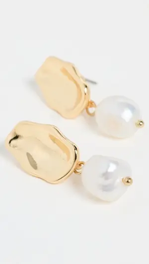 KENNETH JAY LANE Fresh Water Pearl Earrings