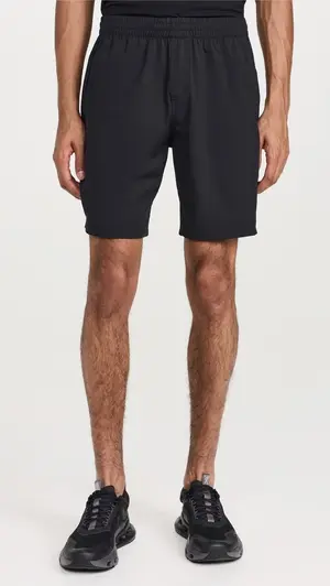 REDVANLY Byron Tennis Shorts - Tuxedo