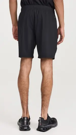 REDVANLY Byron Tennis Shorts - Tuxedo