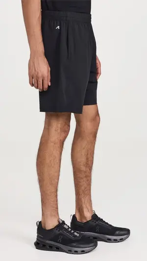 REDVANLY Byron Tennis Shorts - Tuxedo