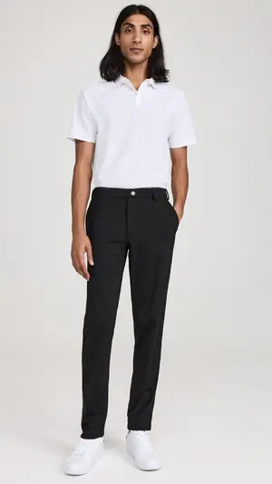 REDVANLY Bradley Pull On Trousers - Tuxedo