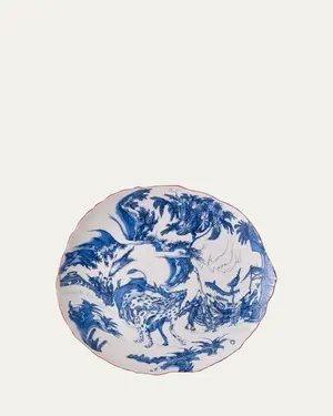 SELETTI Diesel Classics On Acid Chinoiserie Dinner Plate White-blue-red