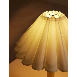 SOHO HOME Ferguson Linen And Oak Table Lamp 44cm
