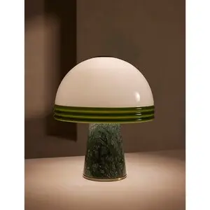 SOHO HOME Cassie Glass And Marble Table Lamp 40cm